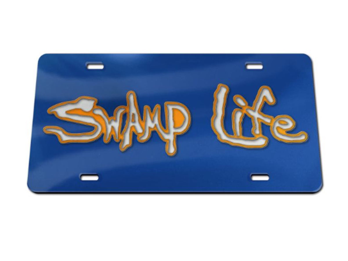 Swamp Life Acrylic Classic LIcense Plate – Gator Haven