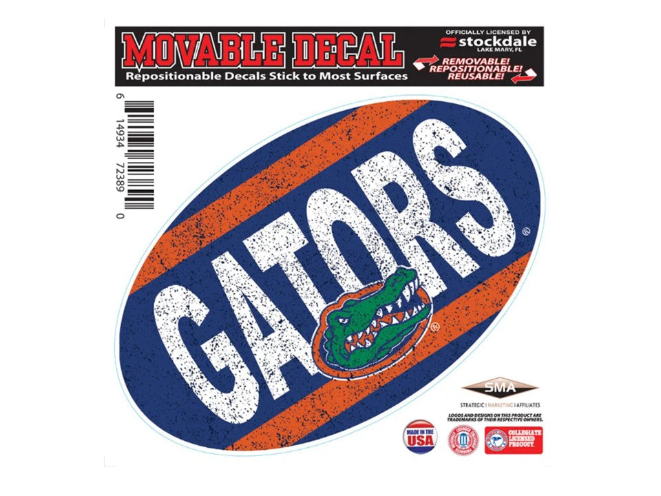 Florida Gators 6x6 Oval Vintage Decal – Gator Haven