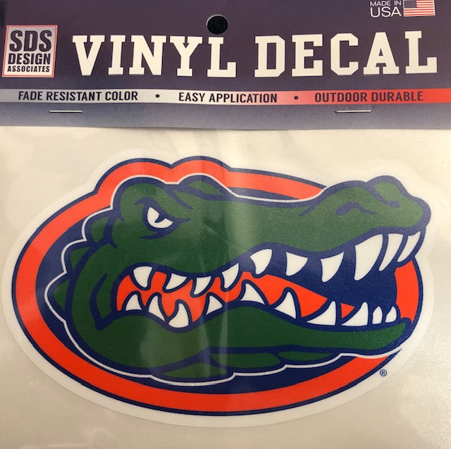Florida Gators Decal Florida Gators Blue Mirror Vinyl Decal - 6 Inch ...