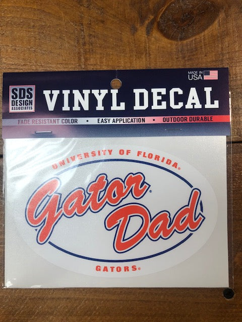 Gator Dad 6" Oval Decal – Gator Haven
