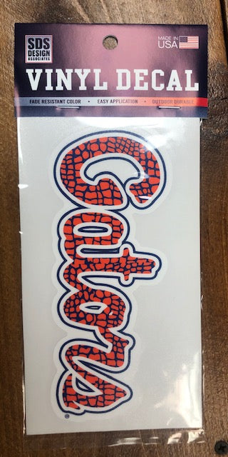 Gator Script 6" Reptile Decal – Gator Haven